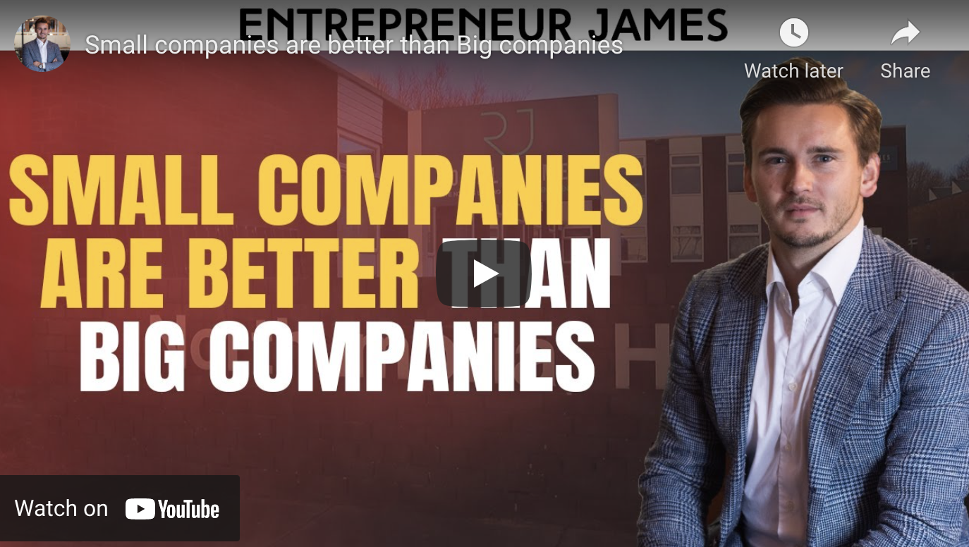 Small Companies are Better Than Big Companies - The Agency Blueprint