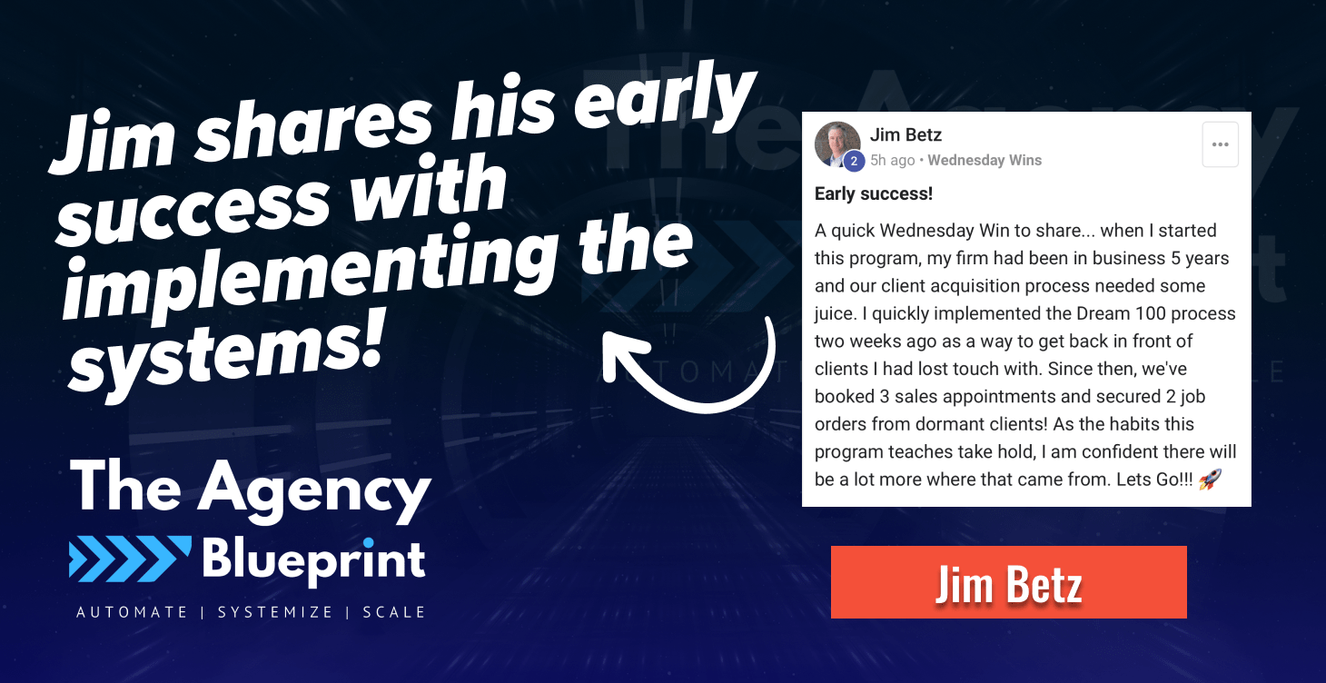 Jim Betz - The Agency Blueprint