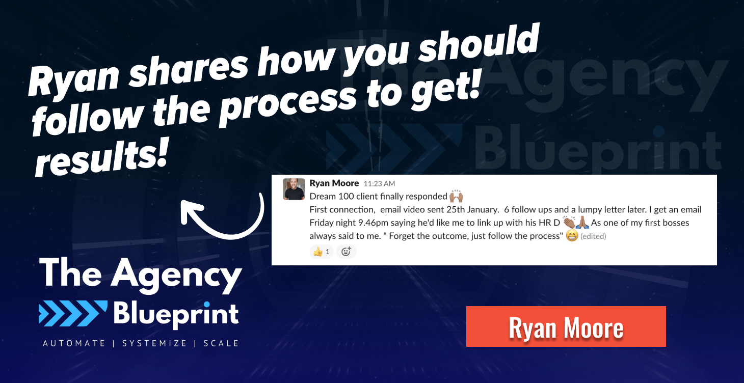 Ryan Moore - The Agency Blueprint